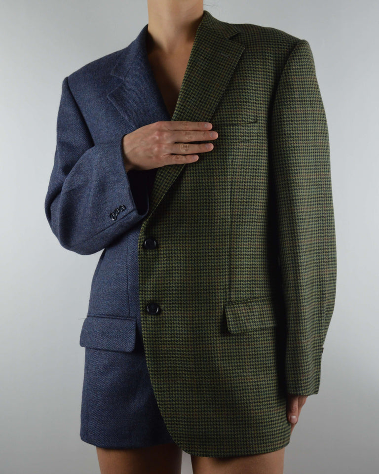 DUO Blazer - Blue Forest (S/L) – ARCHIVE The Label